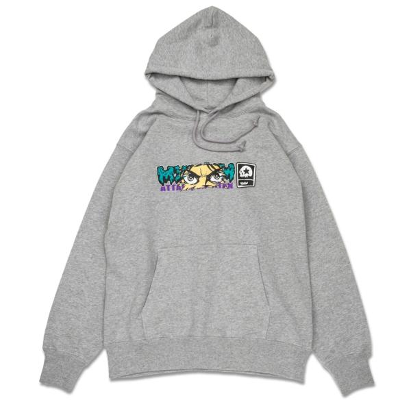 MAGICAL MOSH MISFITS マジカルモッシュミスフィッツ MxMxM MAGICAL MOSH x 進撃の巨人 EREN HOODIE (GREY) Mサイズ U0792-C02S01メンズトップス