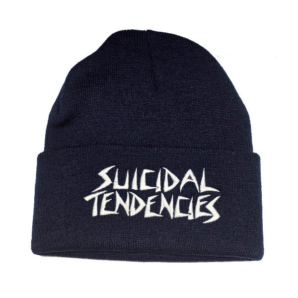 SUICIDAL TENDENCIES スイサイダル テンデンシーズ OG LOGO BEANIE NAVYメンズビーニー・ニットキャップ