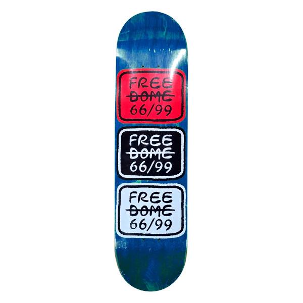 FREEDOME フリーダム STACKED LOGO (RED/BLACK/WHITE) TEAM 8.125 スケートボード スケボー デッキスケートボード デッキ