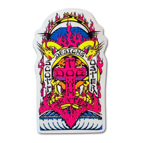 DOGTOWN ドッグタウン SCOTT OSTER 11.0cmステッカー シール