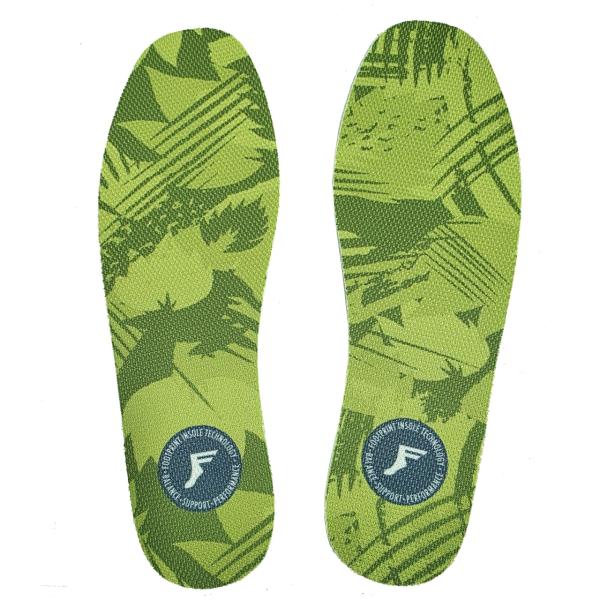 FOOTPRINT INSOLES フットプリントインソール KINGFOAM FLAT INSOLES CUTTING TYPE GREEN CAMO 3mm SMALL (22cm〜25.5cm) インソール スケートボード スケボー ...