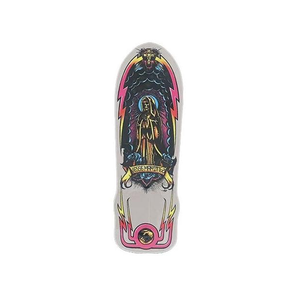 DOGTOWN ドッグタウン JESSE MARTINEZ GUADALUPE HANDSHAKE STICKER 5” ( SILVER ) ステッカー