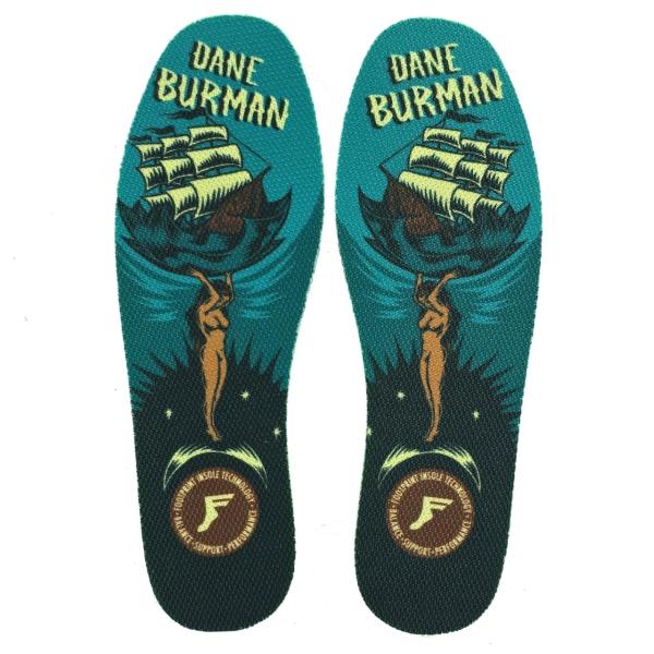 FOOTPRINT INSOLES フットプリントインソール KINGFOAM FLAT INSOLES CUTTING TYPE DANE BURMAN ALTAS 7mm SMALL (22cm〜25.5cm) インソール スケートボー...