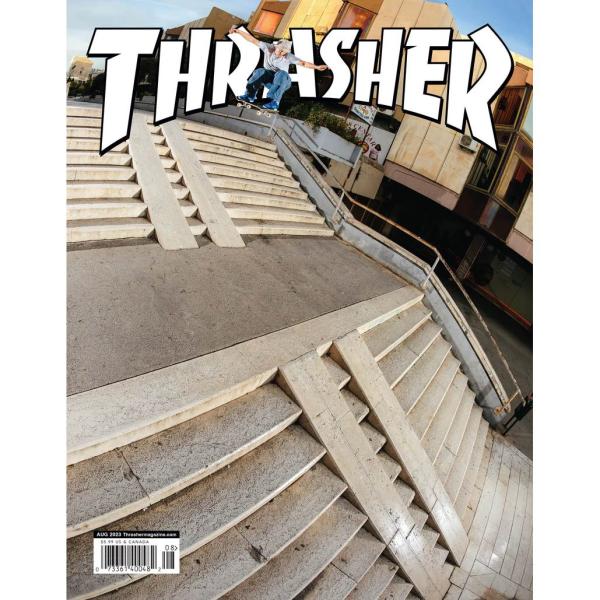THRASHER スラッシャー マガジン 2023 AUGUST ISSUE ♯517 (表紙 Jack O’Grady) U3163-C01S01 スケートボード メディア