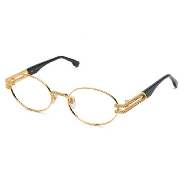 9FIVE ナインファイブ LOTUS Black &amp; 24k Gold Clear Lens Glasses U1281-C01S01 スケートボード スケボー 眼鏡 サングラス メガネ