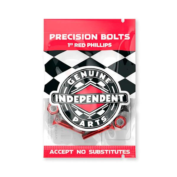 INDEPENDENT インディペンデント 1 PHILLIPS ( BLACK/RED ) スケートボード スケボー ビス ナット