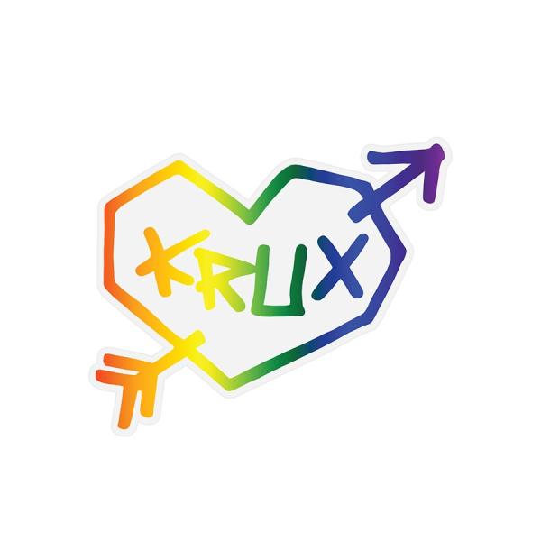 KRUX クラックス KRUX RAINBOW HERAT 4” U4543-C01 ステッカー