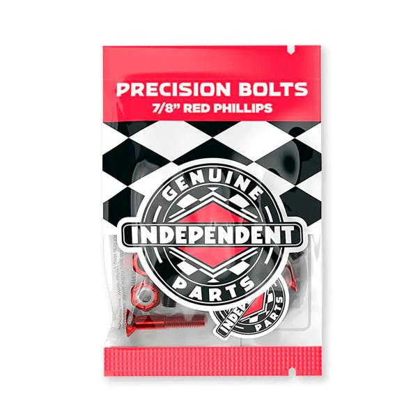 INDEPENDENT インディペンデント 7/8 PHILLIPS ( BLACK/RED ) スケートボード スケボー ビス ナット
