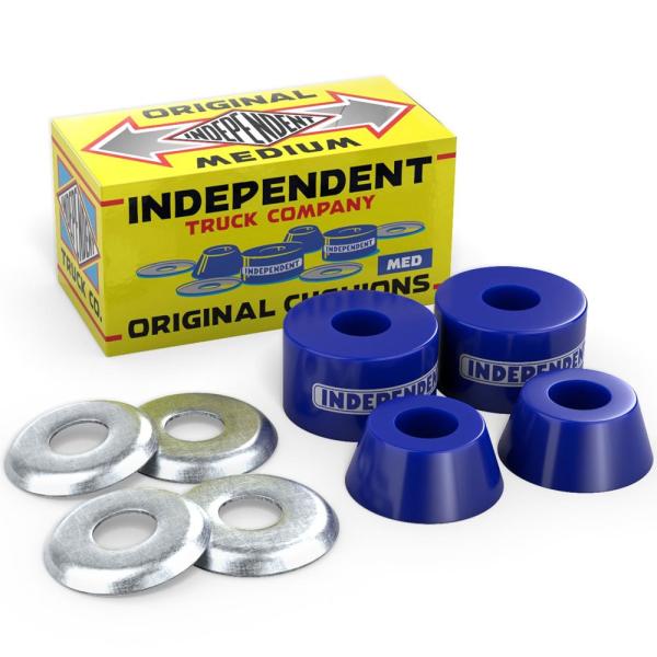 INDEPENDENT インディペンデント ORIGINAL CUSHIONS MEDIUM 92A (BLUE) STAGE1〜STAGE7対応ブッシュゴム スケートボード ブッシュピボット
