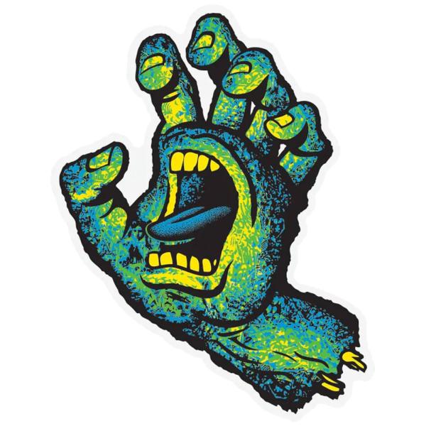 SANTACRUZ サンタクルーズ STREET CREEP HAND STICKER 4.6in U4642-C01 ステッカー