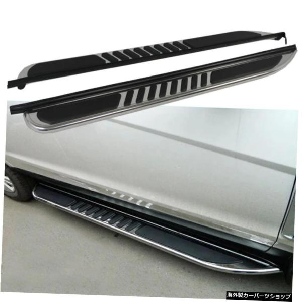2PCSランニングボードはシボレータホサイドステップサイドバーナーフバー階段に適合 2PCS Running Board Fits for Chevy Tahoe Side Step Side Bar Nerf Bar Stairs