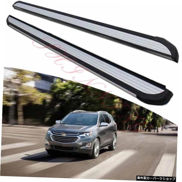 KINGCHER Fit For Chevy Equinox 2018 2019 2020ランニングボードサイドステップNerfバーアルミニウム KINGCHER Fit For Chevy Equinox 2018 2019 2020 R...