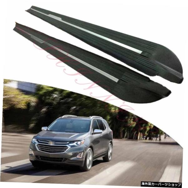 KINGCHER Fit For Chevy Equinox 2018 2019 2020ランニングボードサイドステップNerfバーアルミニウム KINGCHER Fit For Chevy Equinox 2018 2019 2020 R...