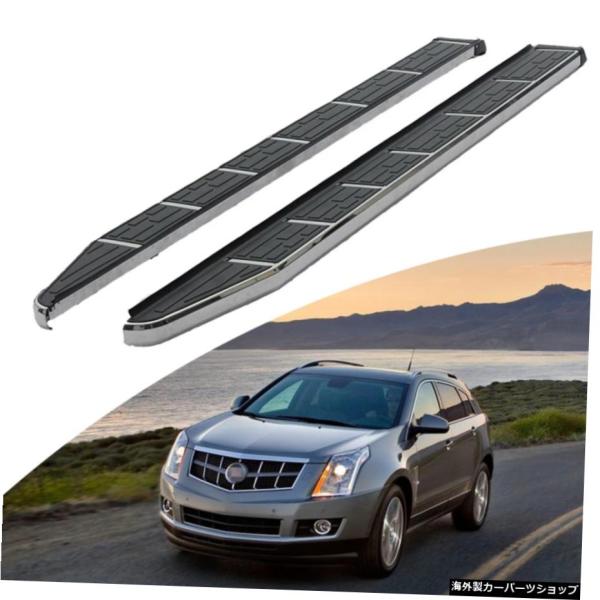 KINGCHER Fit For Cadillac SRX 2010-2015ランニングボードサイドステップNerfバーアルミニウム KINGCHER Fit For Cadillac SRX 2010-2015 Running Board...