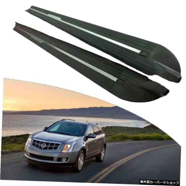 KINGCHER Fit For Cadillac SRX 2010-2015ランニングボードサイドステップNerfバーアルミニウム KINGCHER Fit For Cadillac SRX 2010-2015 Running Board...