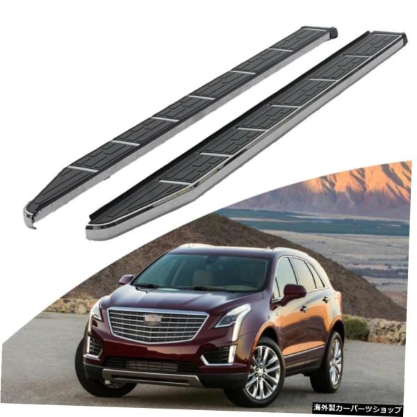 KINGCHER Fit For Cadillac XT52016-2020ランニングボードサイドステップNerfBarアルミニウム KINGCHER Fit For Cadillac XT5 2016-2020 Running Board...