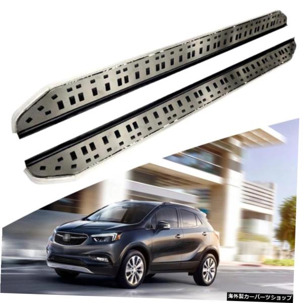 KINGCHER Fit For Buick Encore2013-2020ランニングボードサイドステップNerfBarアルミニウム KINGCHER Fit For Buick Encore 2013-2020 Running Board...
