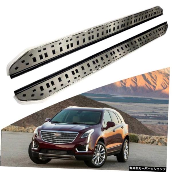 KINGCHER Fit For Cadillac XT52016-2020ランニングボードサイドステップNerfBarアルミニウム KINGCHER Fit For Cadillac XT5 2016-2020 Running Board...