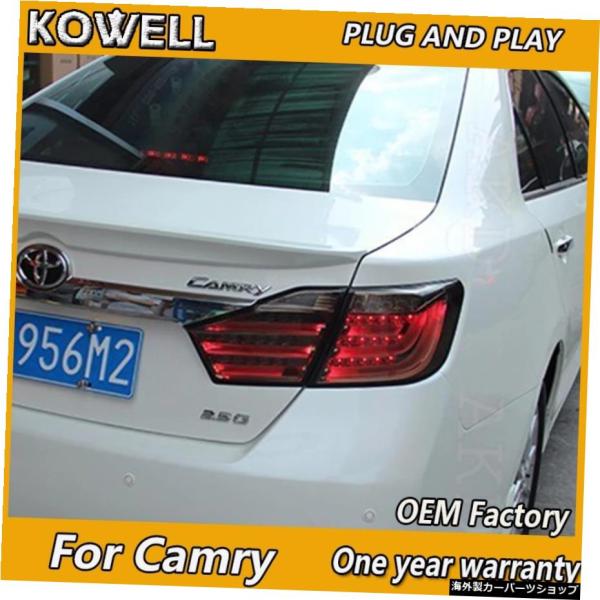 KOWELLカースタイリング201230122014カムリV50テールライトカムリLEDテールランプリアランプDRL+ウインカー+ウインカー+リバースオートモーティブ KOWELL Car Styling 2012 3012 2014 Ca...