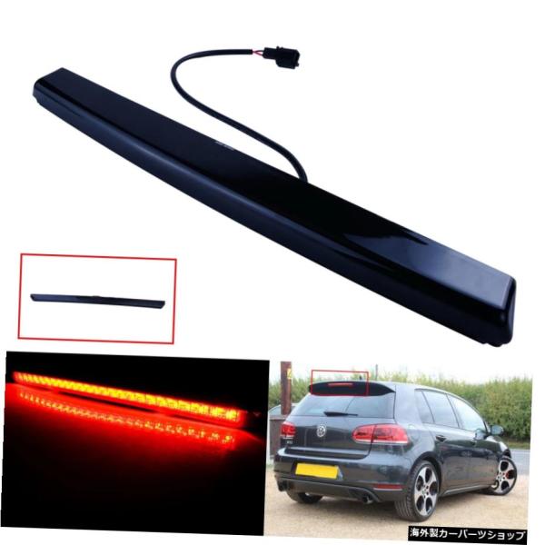 ANGRONGブラックレンズLEDハイレベルブレーキストップライトVWゴルフVGTIR32パサートR36ポロ9N ANGRONG Black Lens LED High Level Brake Stop Light For VW Golf ...