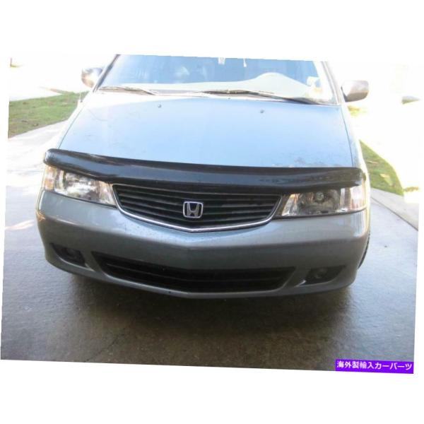 バグシールド Weathertech Stone＆Bug Deflector Hood Shood for Honda Odyssey -1999-2004 WeatherTech Stone &amp; Bug Deflector Hoo...