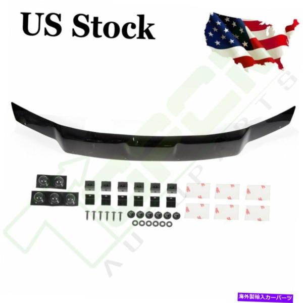 バグシールド 2006年から2014年のホンダリッジラインのバグフレクターダークスモークフードシールド Bugflector Dark Smoke Hood Shield For 2006-2014 Honda Ridgeline