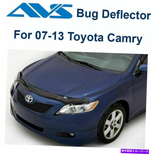 バグシールド AVS適合07-11トヨタカムリフードフレクタースモークフードプロテクターバグシールド20449 AVS Fits 07-11 Toyota Camry Hood flector Smoke Hood Protector Bu...