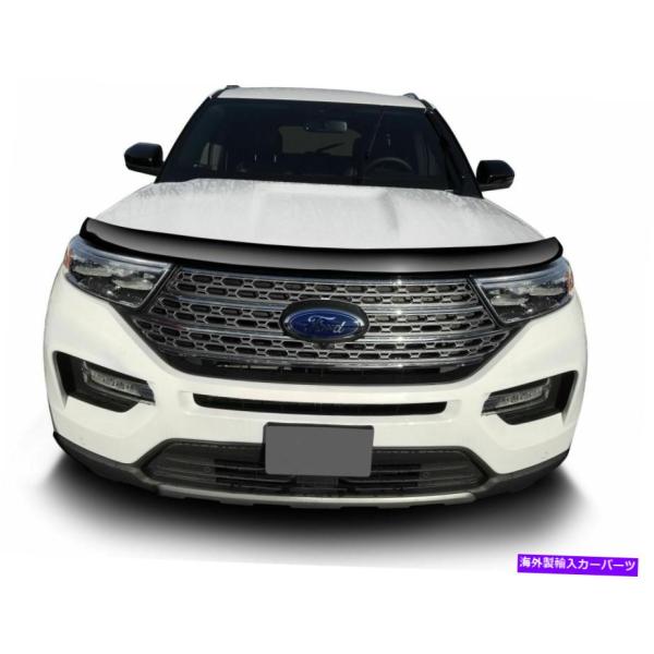 バグシールド Hood Deflector-Bugflector II（R）Stone/Bug Deflectorに適合します20-21 Ford Explorer Hood Deflector-Bugflector Ii(R) Stone...