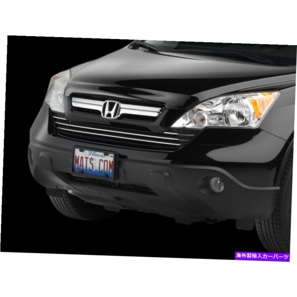 バグシールド Weathertech Stone＆Bug Deflector Hood Shood Shood for Honda CR-V 2007-2009 WeatherTech Stone &amp; Bug Deflector H...