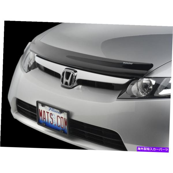 バグシールド Weathertech Stone＆Bug Deflector Hood Shood for Honda Civic Sedan 2006-2011 WeatherTech Stone &amp; Bug Deflector ...