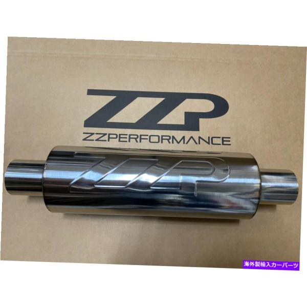 マフラー zzperformance 12867 3”共振器5 "ラウンドマフラー14"ボディ20 "長さ ZZPerformance 12867 3” Resonator 5" round muffler 14" body 20" long