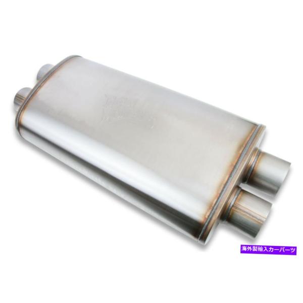 マフラー Flowmaster Flowmonster Muffler 3 "I.D. x 3" O.D. 409ステンレス鋼＃12599-FM Flowmaster Flowmonster Muffler 3" I.D. x 3" O.D...