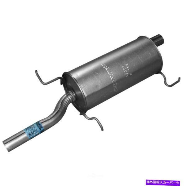 マフラー エキゾーストマフラーアセンブリ - キエットフローSSウォーカー53309に適合98-03フォードエスコート Exhaust Muffler Assembly-Quiet-Flow SS Walker 53309 fits 98-...