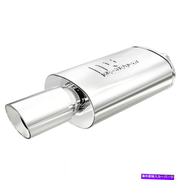マフラー Magnaflow 14851 Race Hi-Flo Performance Muffler w/ Tip 5x8x14 Oval 2.25 "インレット Magnaflow 14851 Race Hi-Flo Performa...