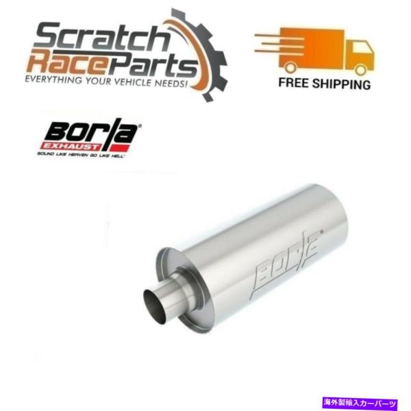 マフラー Borla 400024 XR-1マルチコア2.5 "センターセンター14" x6.25 "ラウンドレーシングマフラー Borla 400024 XR-1 Multi-Core 2.5" Center-Center 14"x6.2...