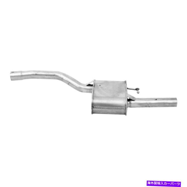 マフラー 静かなフロースチールオーバルアルミ酸エキゾーストマフラーとPが2003-2007フォードフォーカスに適合します Quiet Flow Steel Oval Aluminized Exhaust Muffler And P Fits...