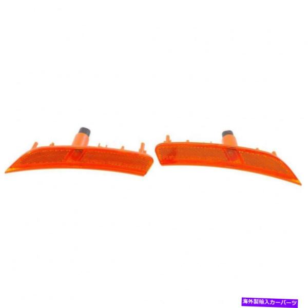 サイドマーカー クライスラー200シグナルマーカーライト2015 2016 2017ペアフロントドットCH2550131 Fits Chrysler 200 Signal Marker Light 2015 2016 2017 Pair F...