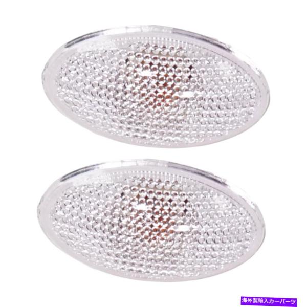 サイドマーカー クーパーペア用の2つのフロント左と右の2つ Park Lights Set of 2 Front Left-and-Right 63137166014 LH &amp; RH for Cooper Pair