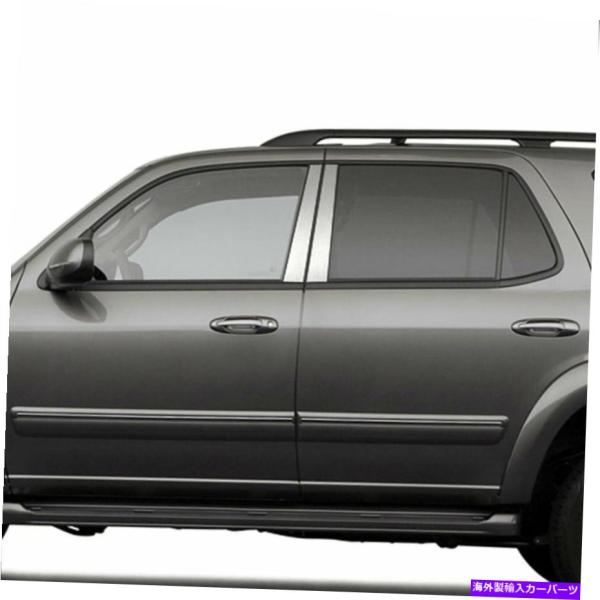 クロームカバー 2001年から2007年のトヨタセコイア4ピースのクロムピラーポストカバー Chrome Pillar Post Covers for 2001-2007 Toyota Sequoia 4 Pieces