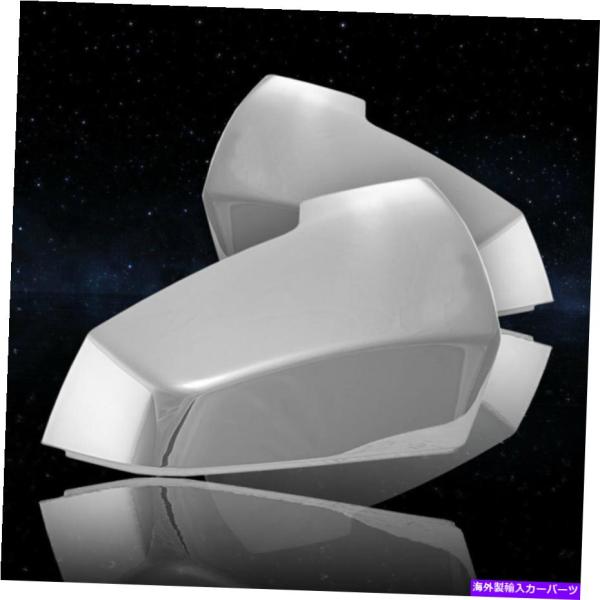 クロームカバー オートリフレクションクローム上部交換用ミラー18-19シボレートラバースのカバー Auto Reflections Chrome Upper Replacement Mirror Covers for 18-19 Chevy...