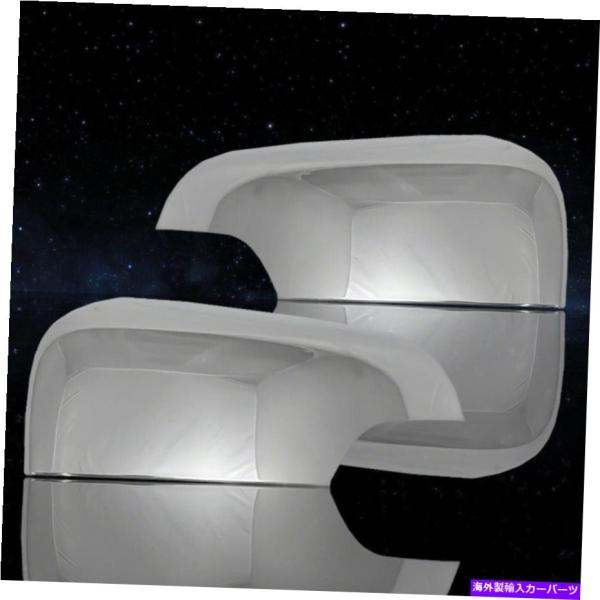 クロームカバー オートリフレクション19-20フォードレンジャーのクロム交換ミラーカバー付き信号付き Auto Reflections Chrome Replacement Mirror Covers for 19-20 Ford Rang...