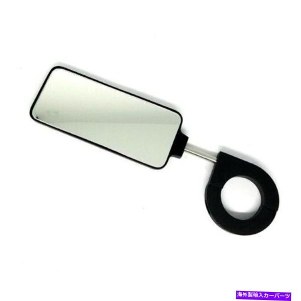 USミラー サイドミラー、1-3/4チューブ、アルミニウム長方形のそれぞれのBLK、DuneBuggy＆VW Side Mirror, for 1-3/4 Tube, Aluminum Rectangular Each BLK, Duneb...