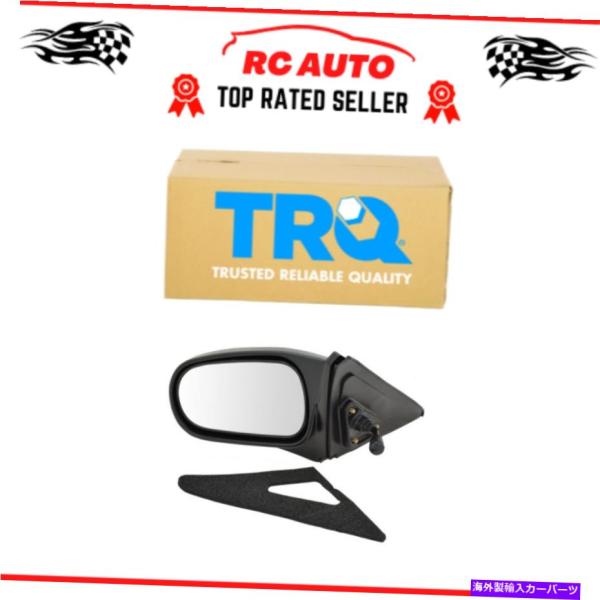 USミラー TRQマニュアルリモートサイドビュードアミラーLHドライバーサイド96-00ホンダシビック TRQ Manual Remote Side View Door Mirror LH Driver Side for 96-00 Hon...