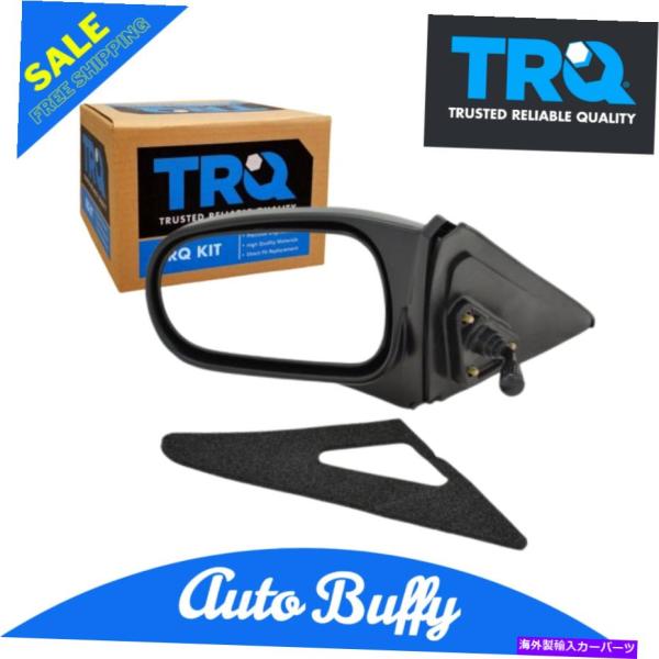 USミラー TRQマニュアルリモートサイドビュードアミラーLHドライバーサイド96-00ホンダシビック TRQ Manual Remote Side View Door Mirror LH Driver Side for 96-00 Hon...