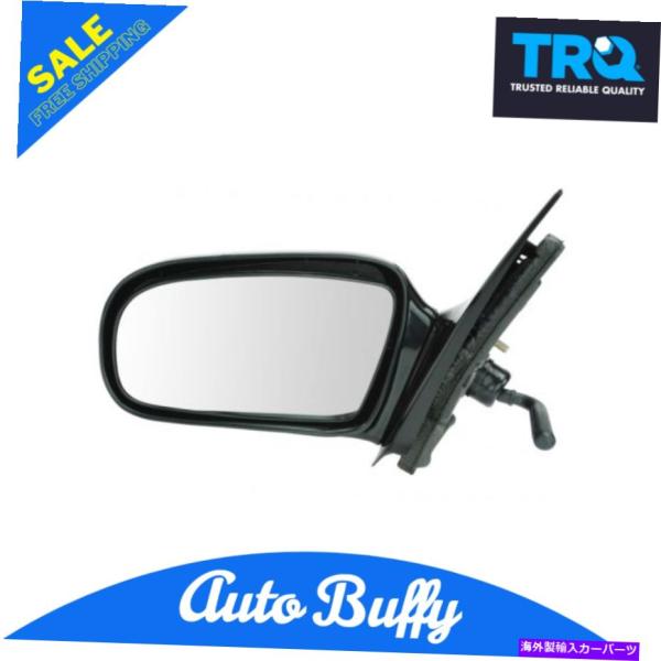 USミラー TRQマニュアルリモートサイドビューミラーLHフィット95-05キャバリアサンファイアセダン TRQ Manual Remote Side View Mirror LH Fits 95-05 Cavalier Sunfire S...