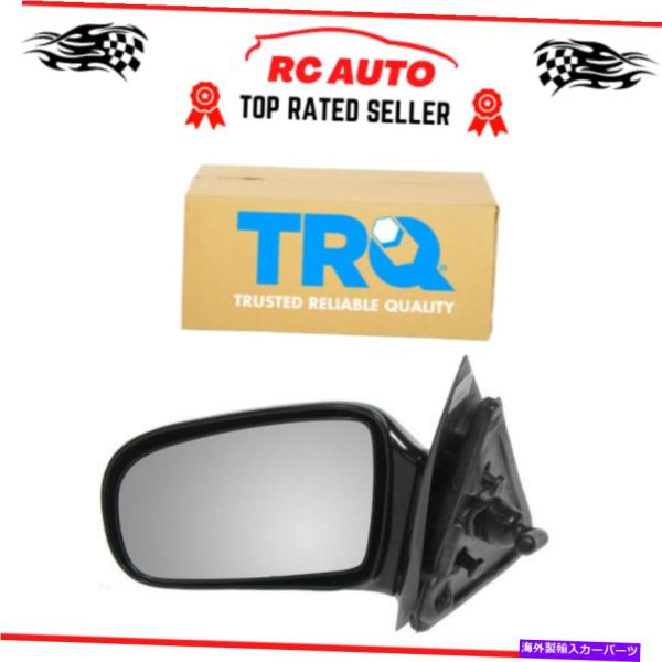 USミラー TRQマニュアルリモートブラックドアミラー95-05サンファイアキャバリアクーペのためにドライバーを左 TRQ Manual Remote Black Door Mirror Left Driver for 95-05 Sunf...