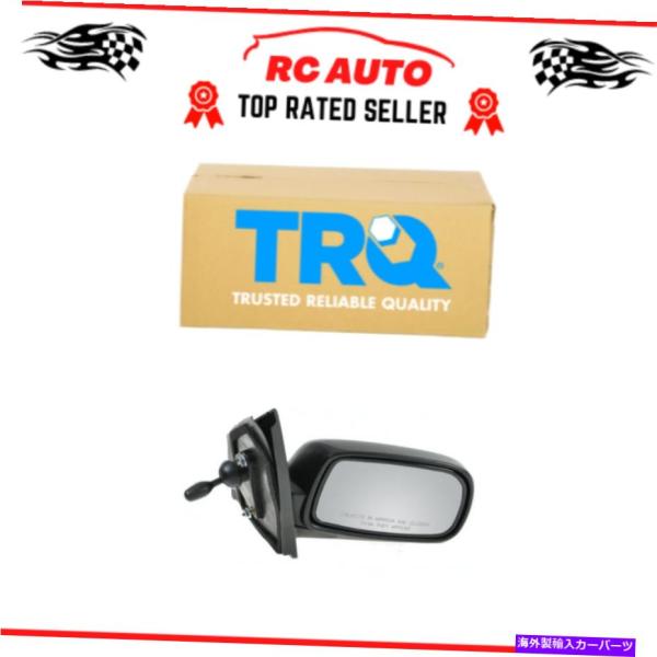 USミラー 00-05トヨタエコーのTRQマニュアルリモートレバーミラー右手RH TRQ Manual Remote Lever Mirror Right Hand RH for 00-05 Toyota Echo