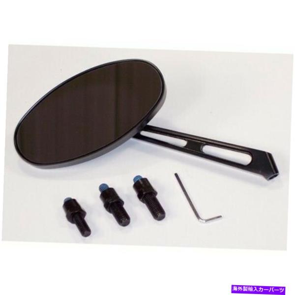USミラー サイドミラー、楕円形の左または右、黒いボルト、それぞれ、dunebuggy＆vw Side Mirror, Oval Left Or Right, Black Bolt On, Each, Dunebuggy &amp; VW