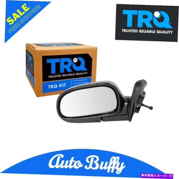 USミラー TRQマニュアルリモートミラーLH左ドライバーサイド93-97トヨタカローラ TRQ Manual Remote Mirror LH Left Driver Side for 93-97 Toyota Corolla