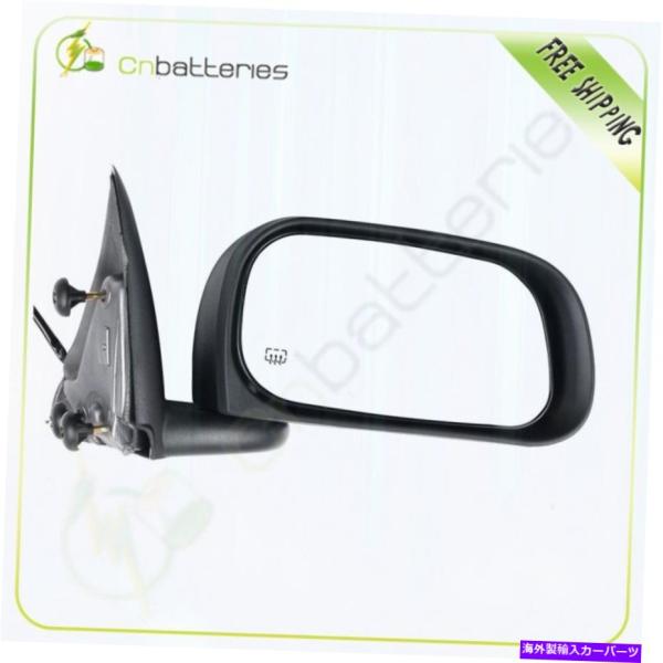 USミラー Power Heated Fitts 2005-2011 Dodge DakotaRH Passenger Sideブラックビューミラー Power Heated Fits 2005-2011 Dodge Dakota RH P...